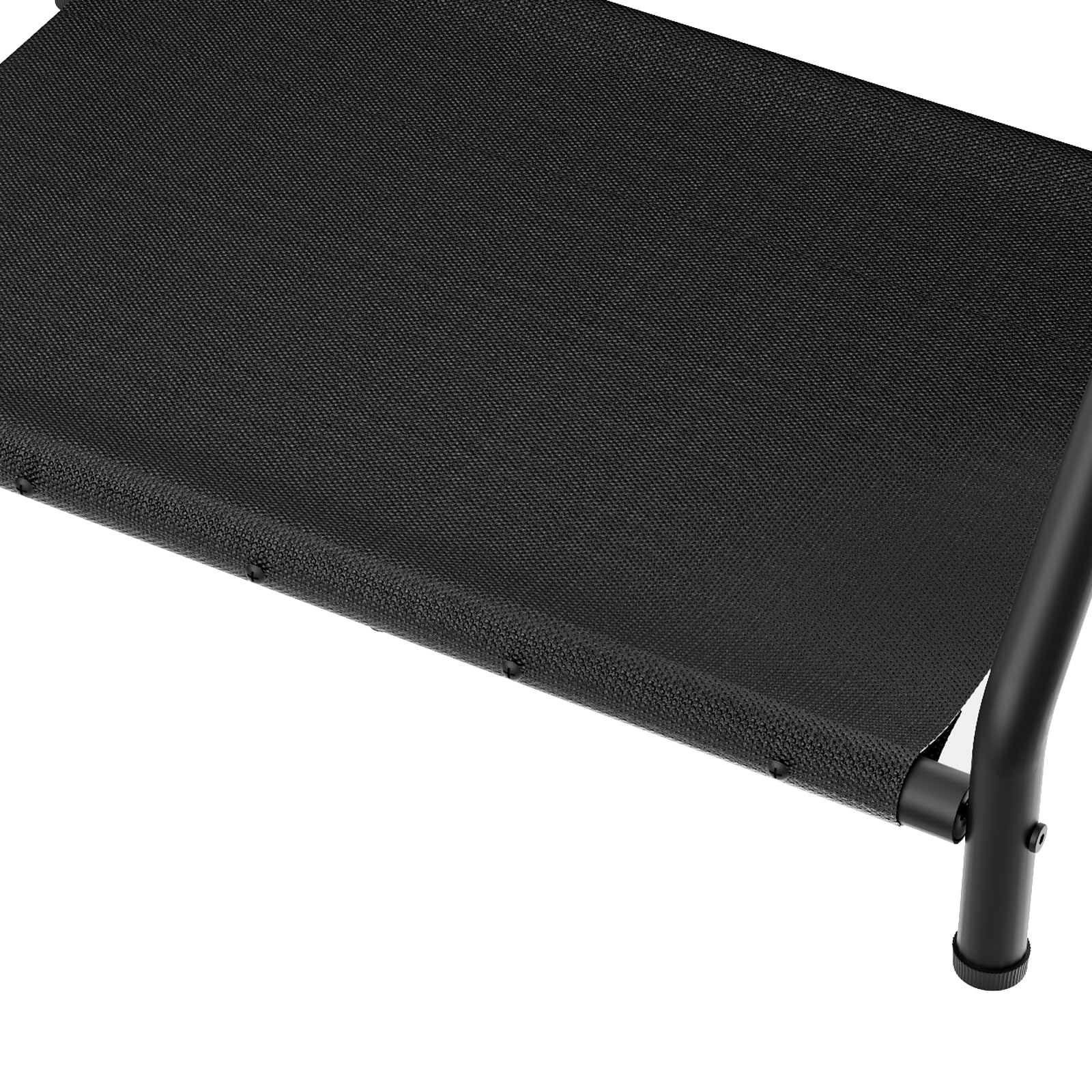 HOOBRO Luggage Rack, Folding Suitcase Stand with Fabric Storage Shelf for Guest Room, Bedroom, Hotel, Holds up to 100 lb, 27 x 15.3 x 22 Inches, Space Saving, Black BK04XL01