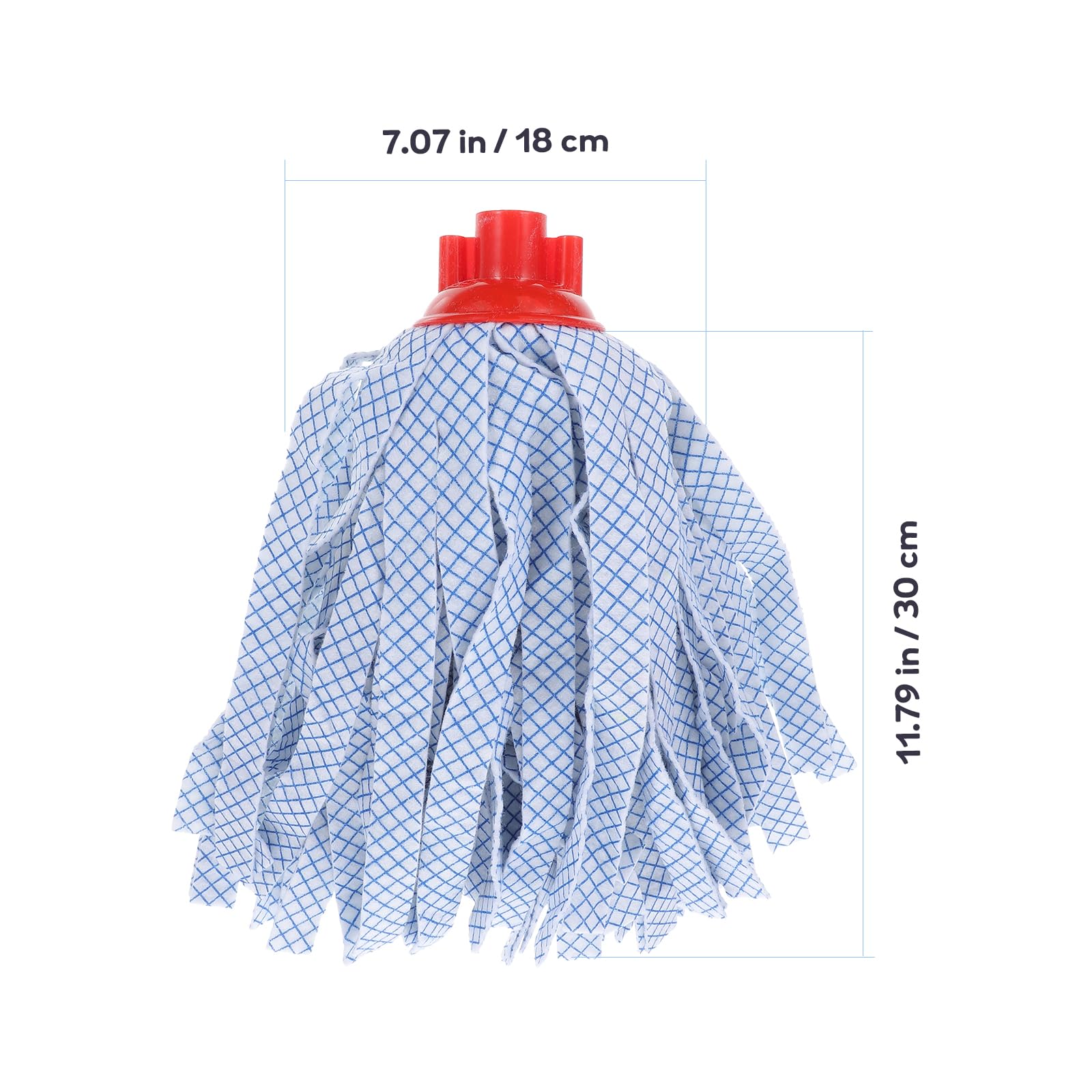 2Pcs Mop Head Replacement | Absorbent Microfiber | Self Wringing Mop | Best Mop Refill General Cleaning Mop Heavy Duty Commercial Replacement(Random Color)