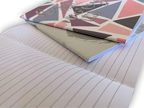6-Pack of Mini Softcover Pocket Notebooks/Journals/Notepads/Diary, College Ruled 8x5 A5 Paper for Field Notes or Small Lined Cute Journals to Write in for Women Girls or Teens, Assorted Patterns