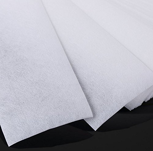 1Bag(100pcs) Non Woven Wax Strips Facial Body Hair Removal White Paper Honey Wax Paper