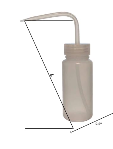 250ml Wash Bottle, Wide Mouth, LDPE, Karter Scientific (Pack of 4)