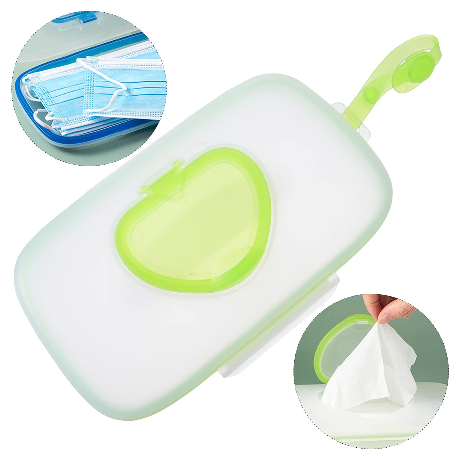 1pc Love Wet Tissue Box Baby Tissues Storage Toilet Wipes Wet Tissue Case Holder Container Diaper Wipes Case New Born Bag Pp Plastic Travel Mini Box