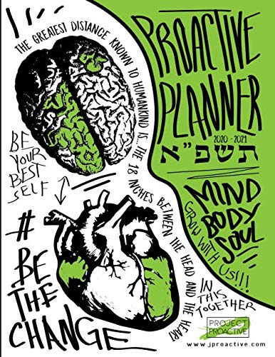 Proactive Planner 2020 | 2021 - Jewish Calendar Year 5781: Getting Your Life in Order With Project Proactive