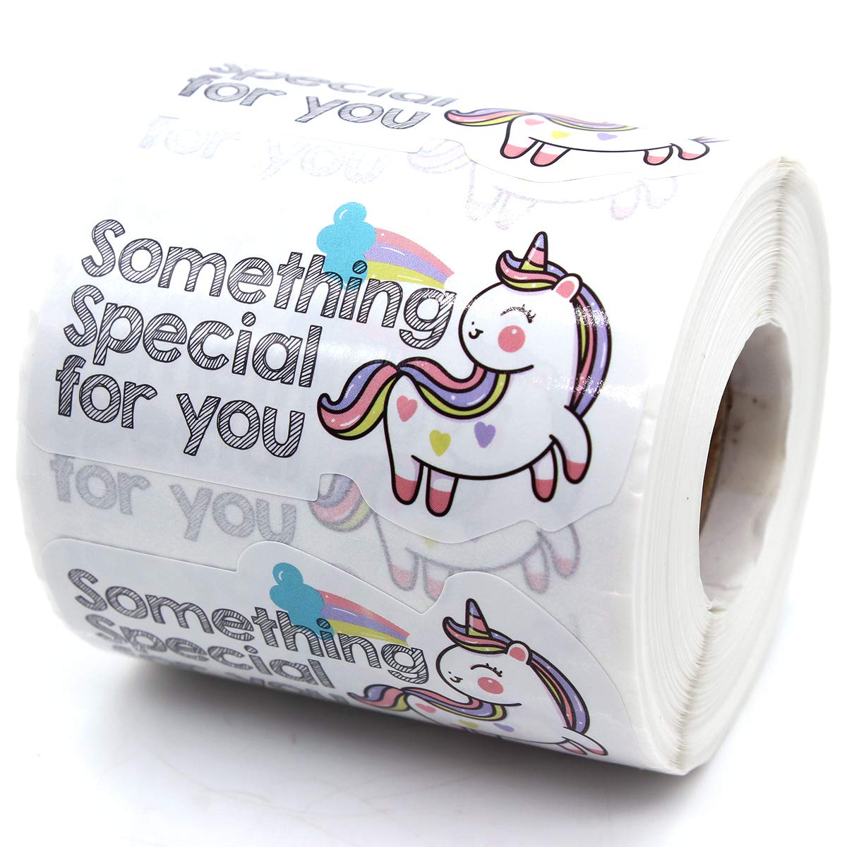 Muminglong 1.5 Inch Cute Unicorn Stickers, Thank You Stickers, 500 PCS