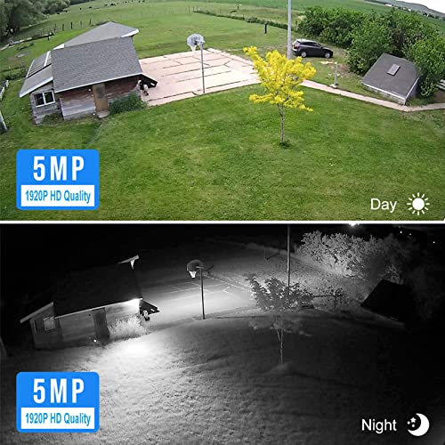 JideTech 5MP PTZ Camera Outdoor, 20X Optical Zoom Smart WiFi IP Camera with 360° Rotate,1000ft View Distance,SDM Array IR Night Vision,Auto-Tracking Detection Alarm,2-Way Audio,IP66 Waterproof