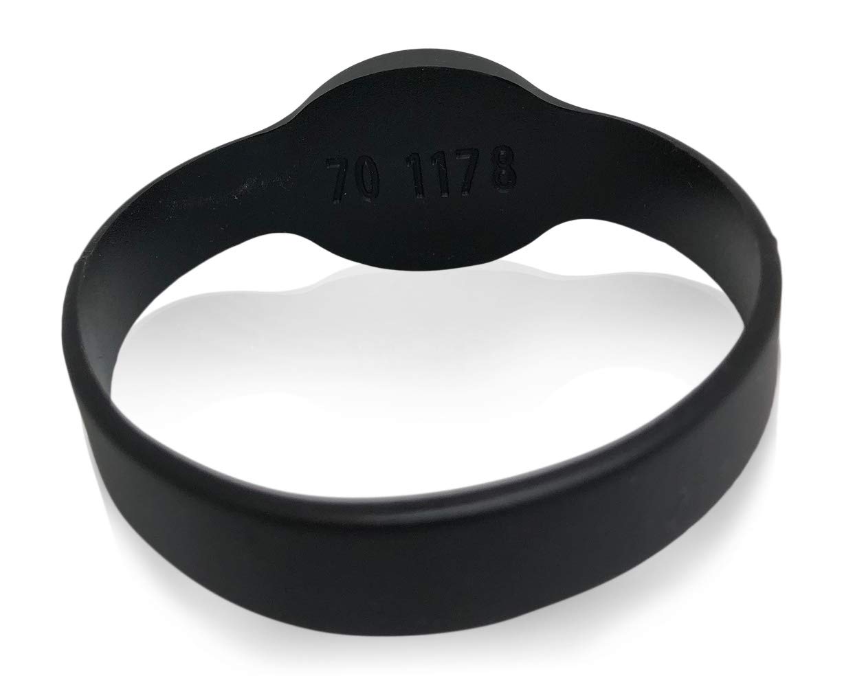 2 Black 26 Bit Proximity Wristbands AuthorizID Weigand Prox Wrist Band Compatable with ISOProx 1386 1326 H10301 Format Readers. Works with The vast Majority of Access Control Systems