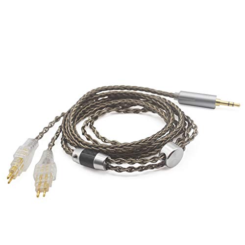 Youkamoo 8 Core Silver Plated Replacement Upgrade Cable Compatible for Sennheiser HD650, HD600, HD580, HD660S, HD58X, HD565, HD545, HD535, HD6XX Headphones Upgrade Cable (3.5mm)