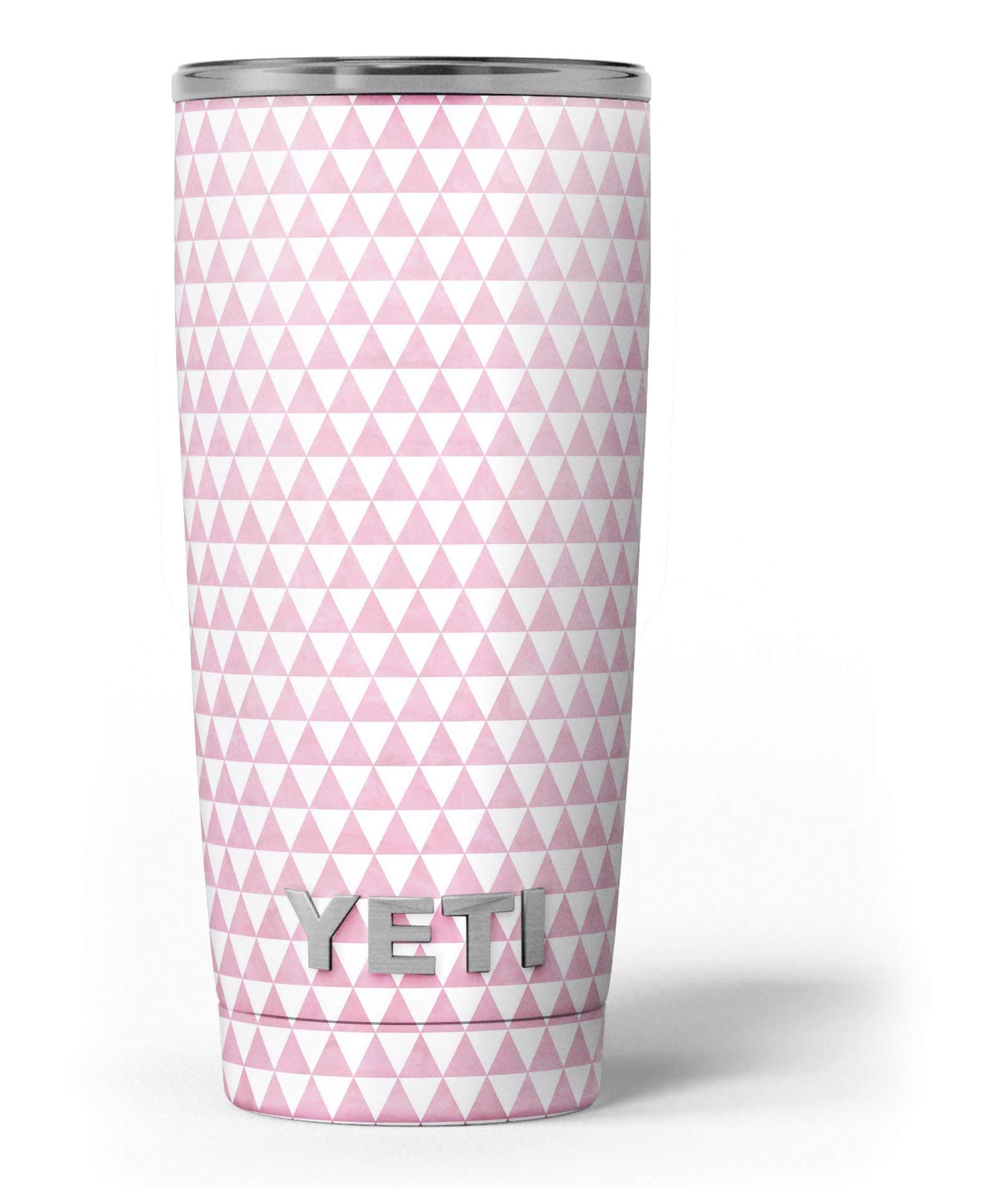 Design Skinz The Micro Pink Polka Dots - Skin Decal Vinyl Wrap Kit Compatible with The Yeti Rambler Cooler Tumbler Cups