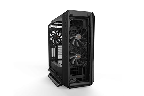 be quiet! Silent Base 802 Window ATX Midi Tower PC Case| 3 Pre-Installed Pure Wings 2 Fans | Sound Insulated | Tempered Glass Window | Black | BGW39