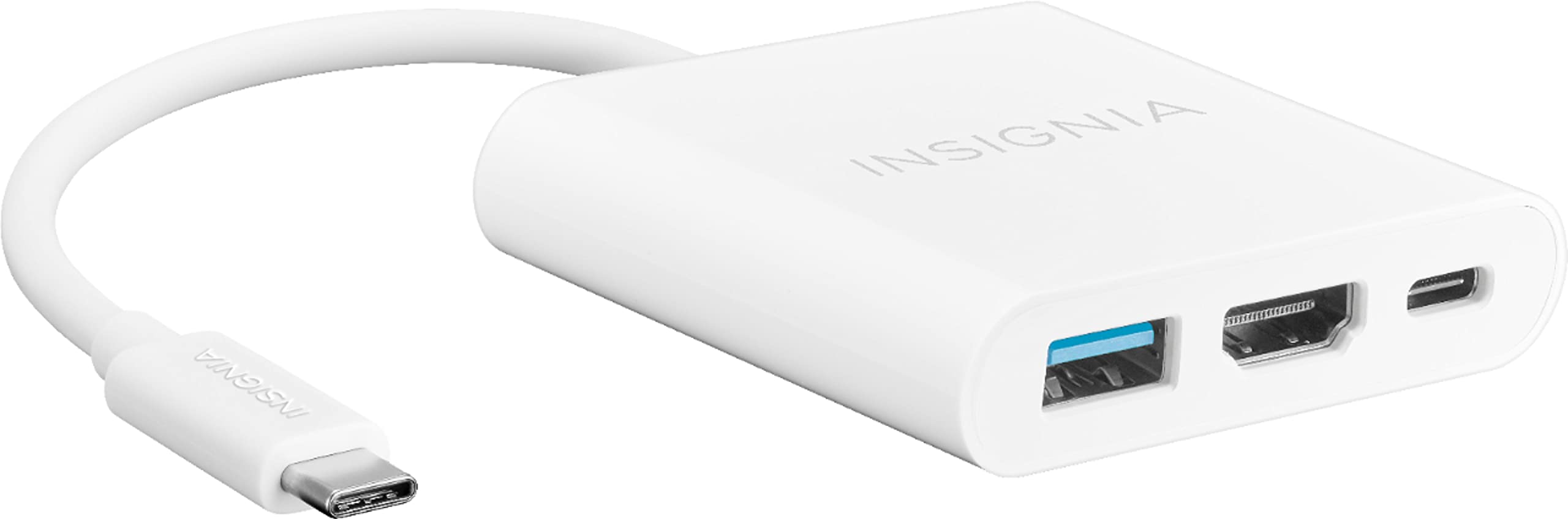 Insignia USB-C to HDMI Multiport Adapter - White - Model: NS-PCACHM