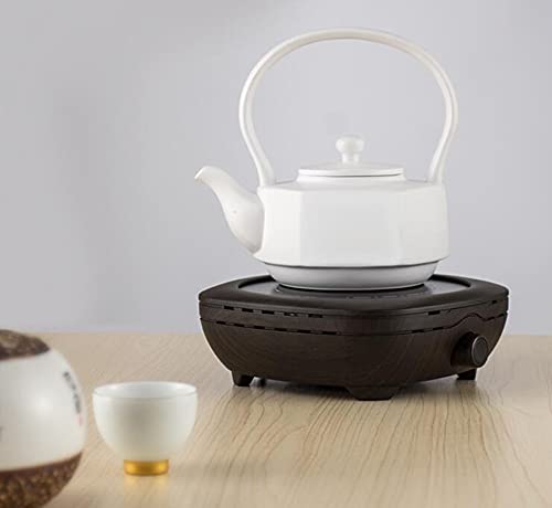 Commercial Hot Pot Induction Cooker Mini Electric Pottery Stove Tea Stove Kettle Brewing Black Tea Pu'er Coffee Health Pot Induction Stove Small Hot Pot 2 Level Touch Black Microcrystalline Panel Hot