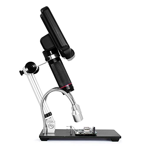 Andonstar AD407 1080P 3D HDMI 4MP Soldering Digital Microscope with 7-inch HD LCD Display and 270X Magnification Portable Tool for PCB Phone Repair, DIY Electronics and SMD/SMT/BGA