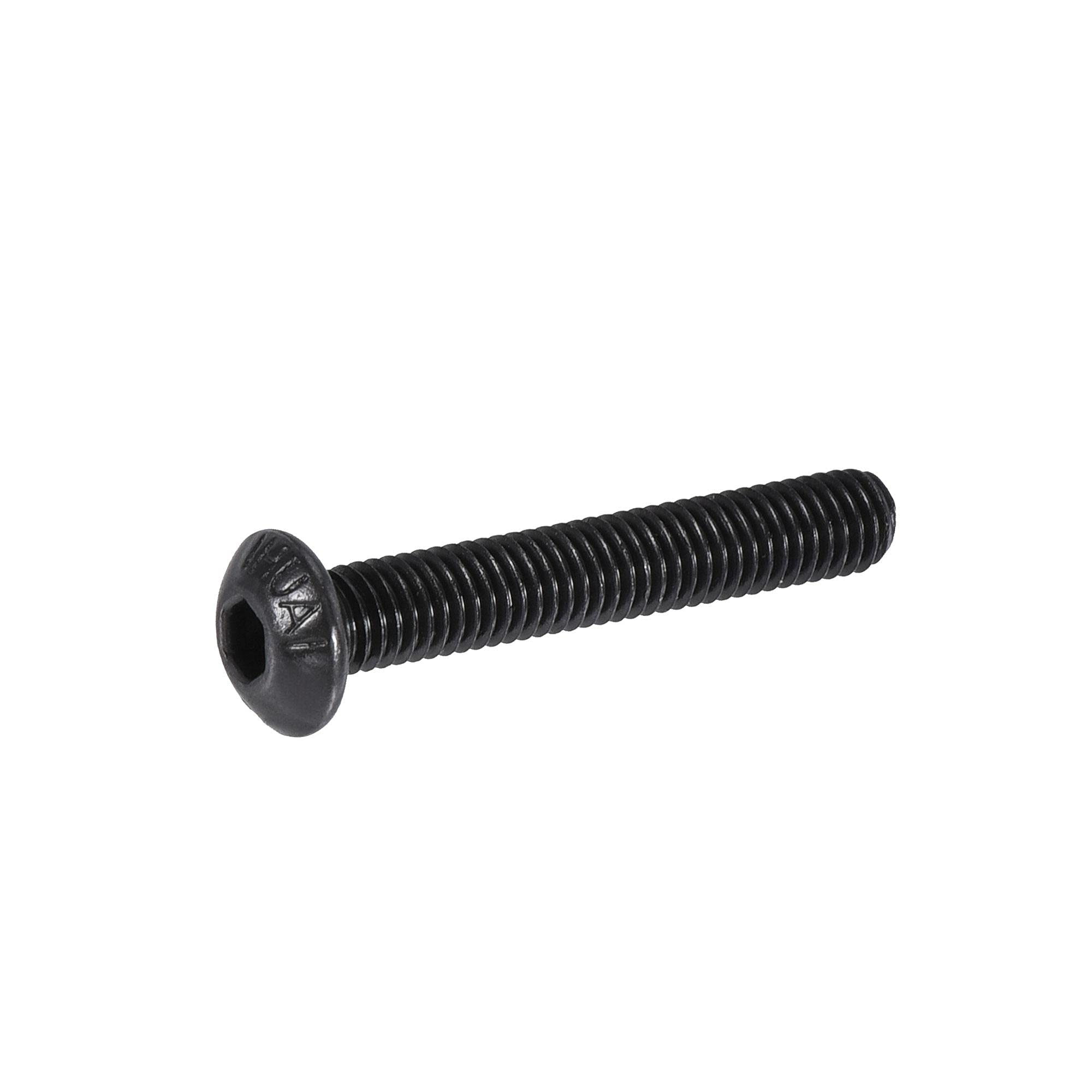 uxcell M5x30mm Hex Socket Button Head Cap Bolts Screws Carbon Steel 100pcs