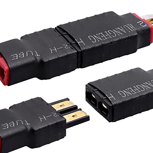 Hobbypark RC Battery Adapter Connector for Traxxas TRX to HXT 4mm Banana Plugs fit Slash/Rustler/Stampede/Bandit/E Revo RC Car