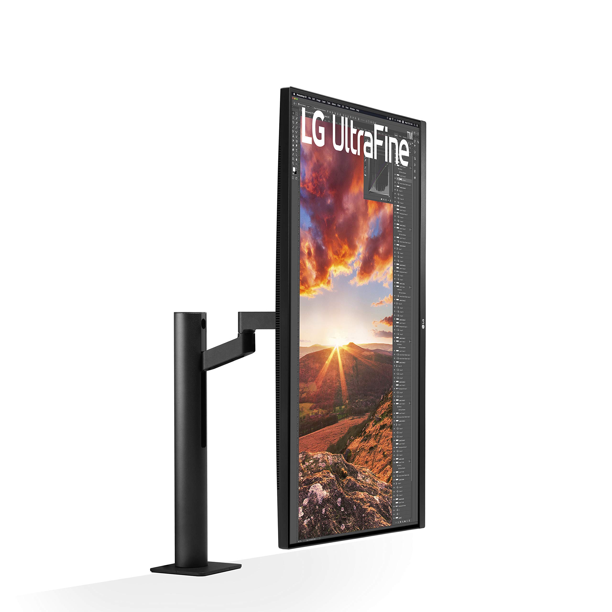 LG 32UN880-B 32" Ultrafine 4K UHD Display Ergo Monitor with an Additional 1 Year Coverage by Epic Protect (2020)