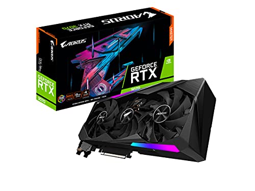 GIGABYTE AORUS GeForce RTX 3070 Master 8G Graphics Card, 3X WINDFORCE Fans, 8GB 256-bit GDDR6, GV-N3070AORUS M-8GD REV2.0 Video Card