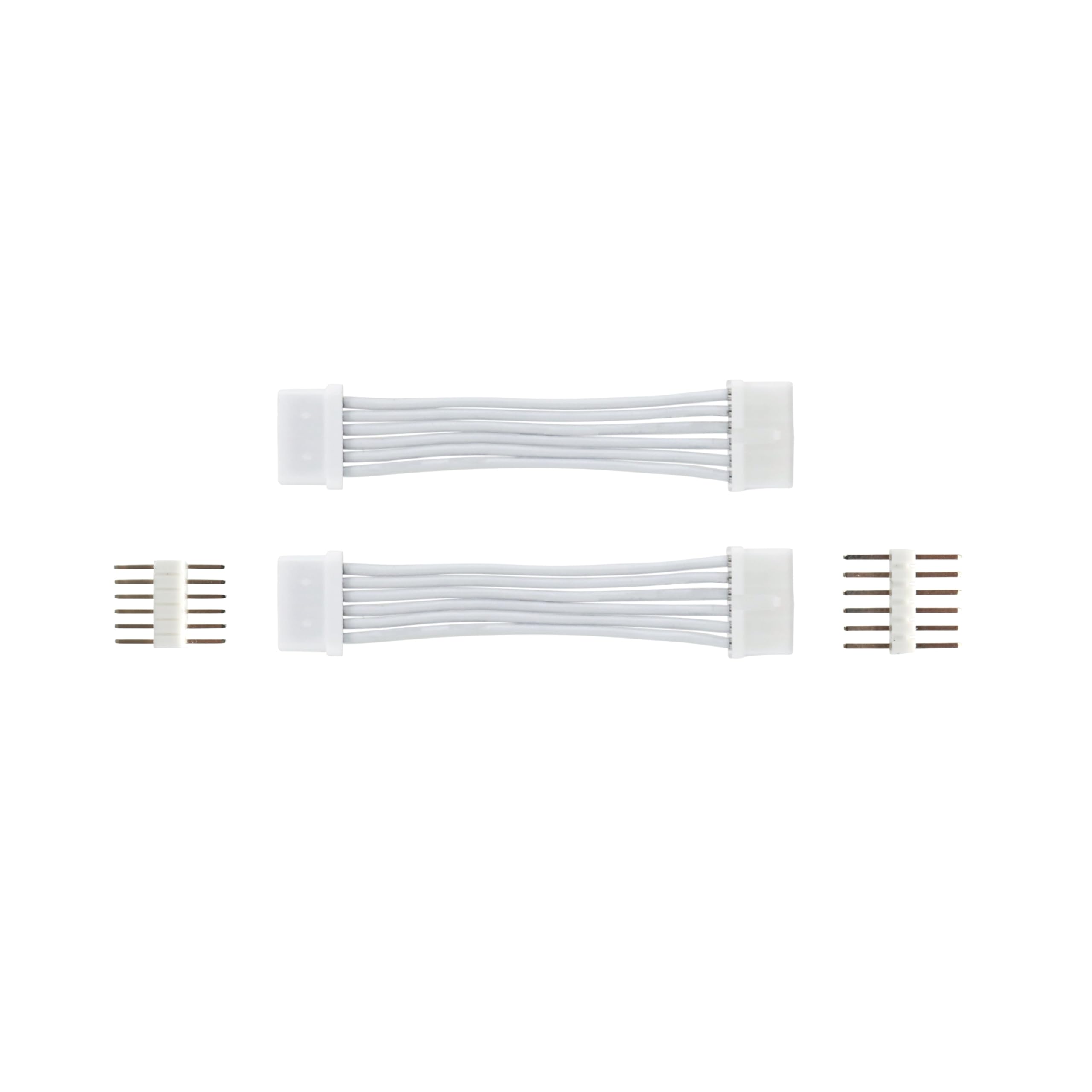 Litcessory Controller to 6-Pin Adapter for Philips Hue Lightstrip Plus (Detachable Version, White - MICRO 6-PIN V4)