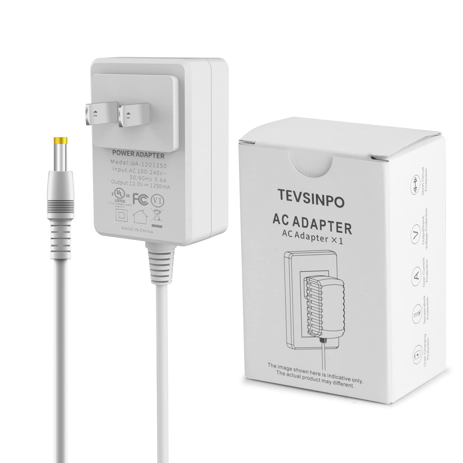 15W Power Cord for Amazon Echo Dot (3rd Gen) Echo Dot with Clock Echo Show 5 Echo Spot Charger AC DC Adapter Supply