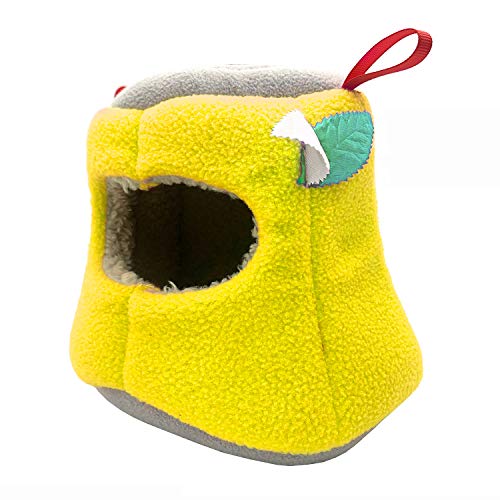 ZYP 2 PCS Winter Warm Bird Nest, Bird Snuggle Cave Shed Hut Hanging Hammock Cage, Plush Birds Hideaway Sleeping Bed House for Parakeet Cockatiel Conure Cockatoo Macaw