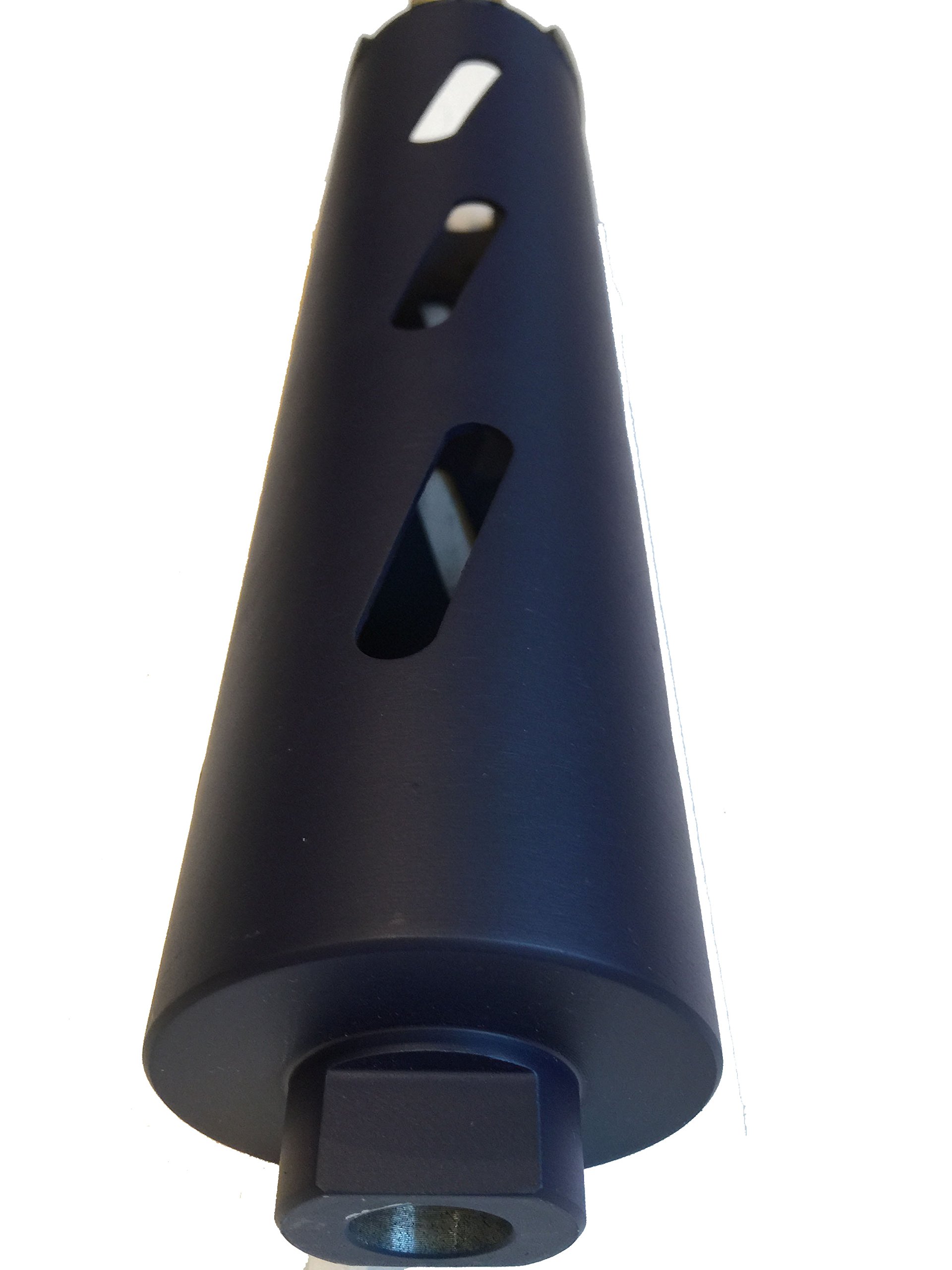2-1/2-Inch Laser Welded Dry Diamond Core Drill Bits for Cutting Concrete and Asphalt, 2-1/2" Diameter x 11" Length