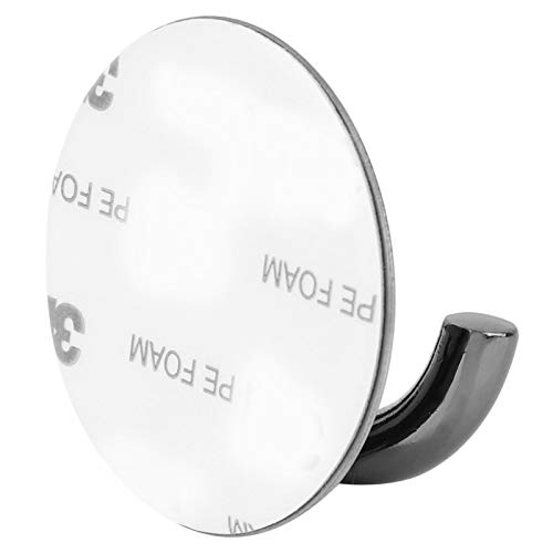 Anti-Rusty Adhesive Waterproof Durable Hook, Wall Hanger, Bathroom for Kitchen Storing The Clothes(Black)