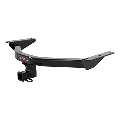Curt 13146 56291 Class 3 Trailer Hitch 2in Receiver with 4-Way Flat Custom Wiring Harness Bundle