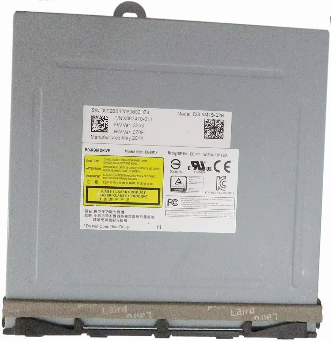 Blu-ray Disk Drive Replacement Lite-On DG-6M1S B150 DG-6M1S-01B, DG-6M1S-02B, DG-6M2S