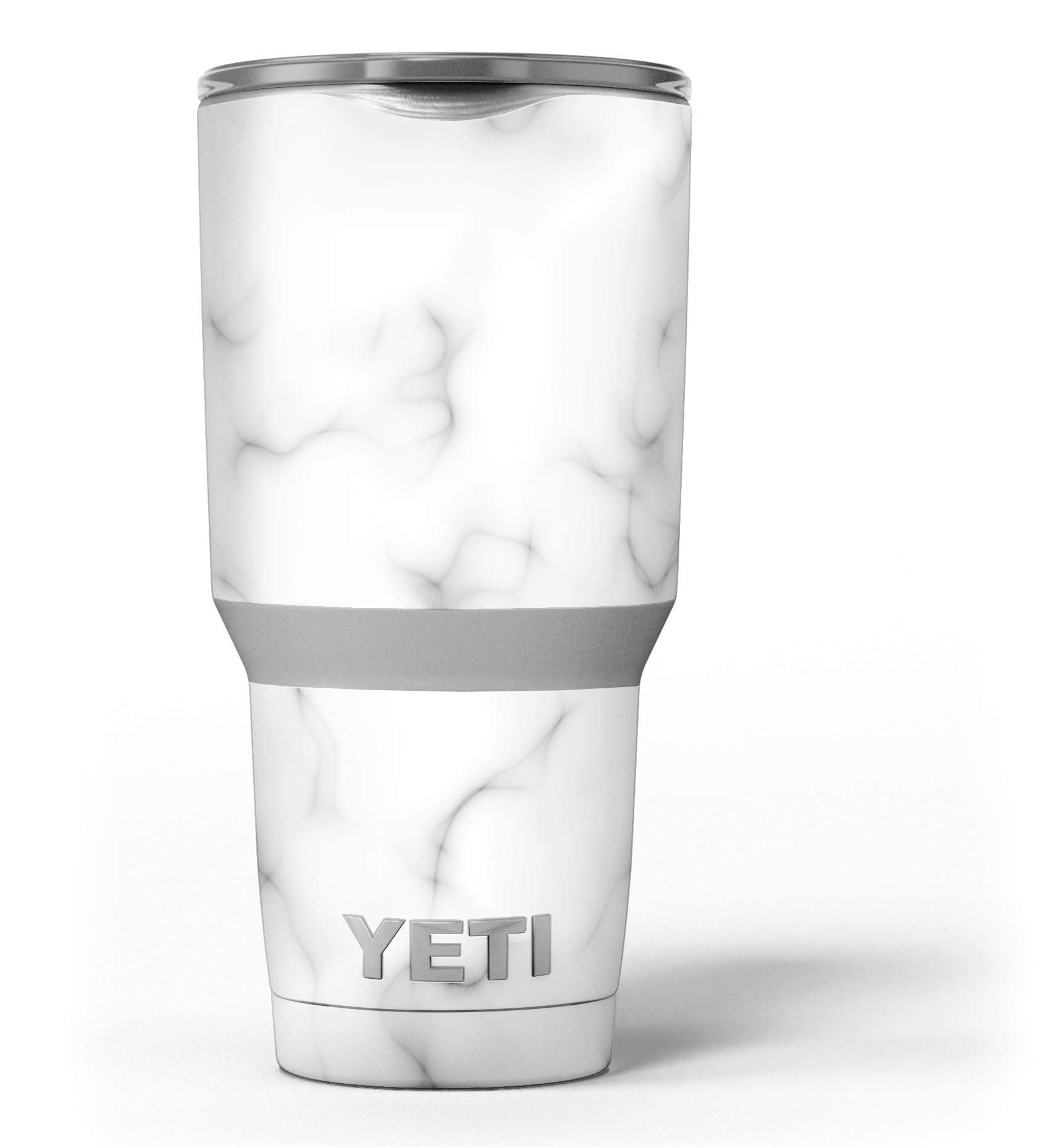 Design Skinz Slate Marble Surface V52 - Skin Decal Vinyl Wrap Kit Compatible with The Yeti Rambler Cooler Tumbler Cups