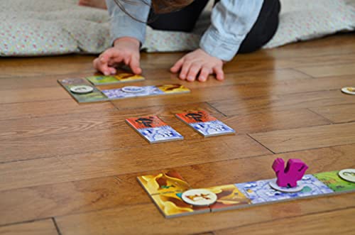 Blue Orange Games Dragomino, My First Kingdomino- Kid Strategy Game for 2 to 4 Players- Ages 5 and Up