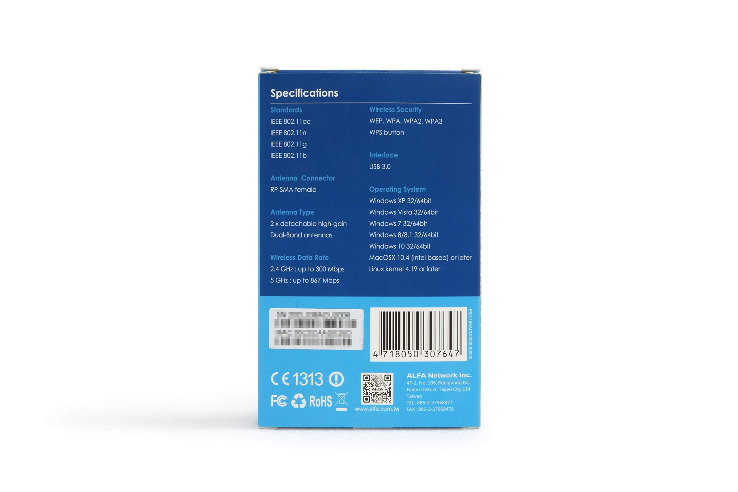 ALFA 802.11ac AC1200 MU-MIMO USB Adapter (AWUS036ACU)