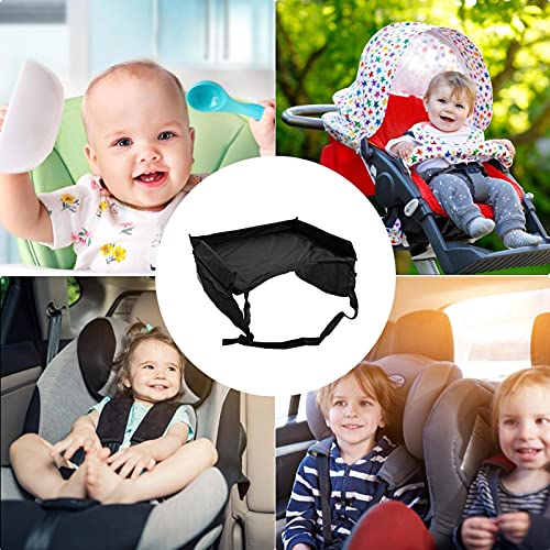 DETTELIN Kids Travel Tray Kids Activity Tray for Car Seat, Waterproof Kids Lap Desk for Car Snacks and Activities Drawing Board with Storage Pocket Organizer