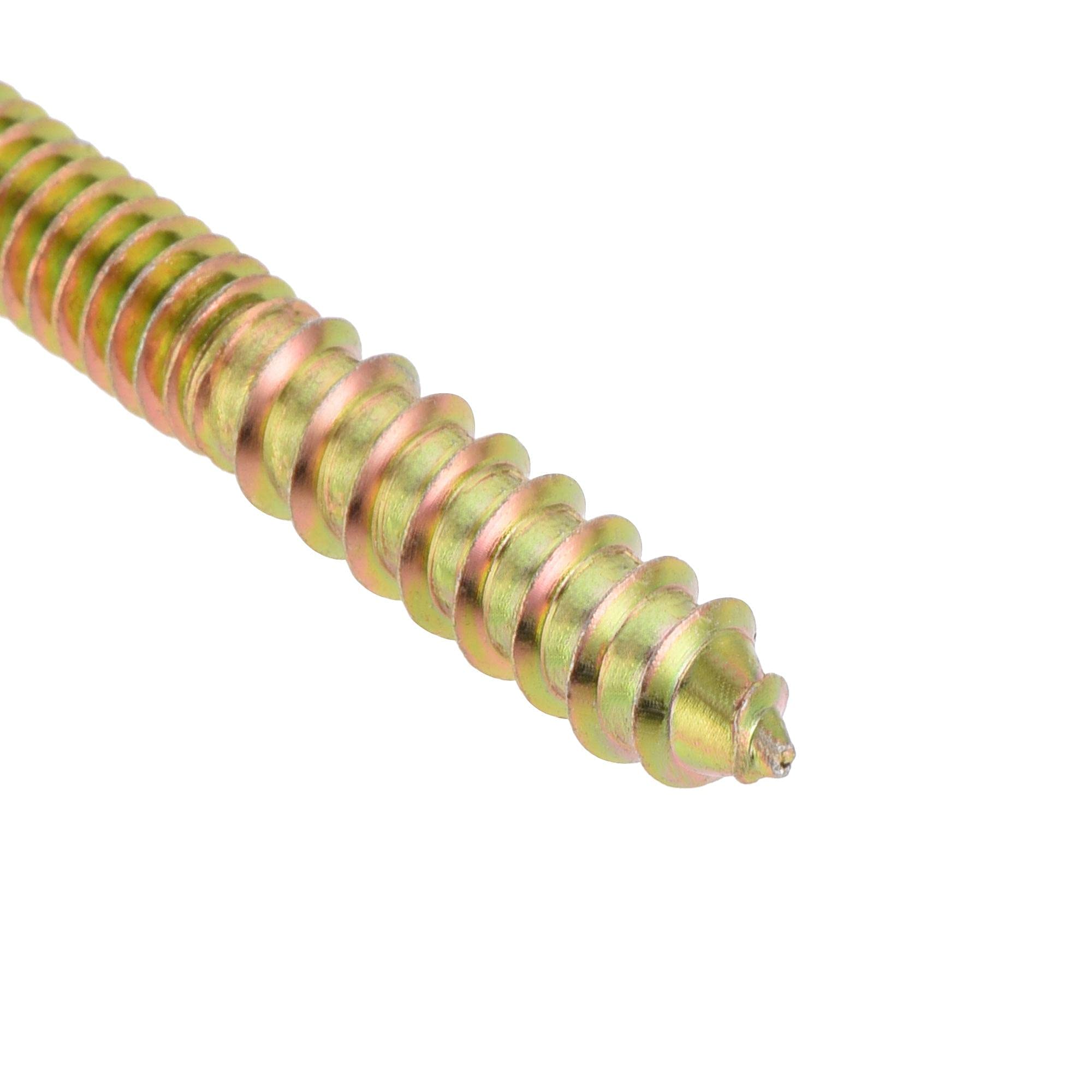 uxcell 1/4-20 x 2-1/4" Hanger Bolts Double Head Dowel Screw for Wood Furniture 10pcs