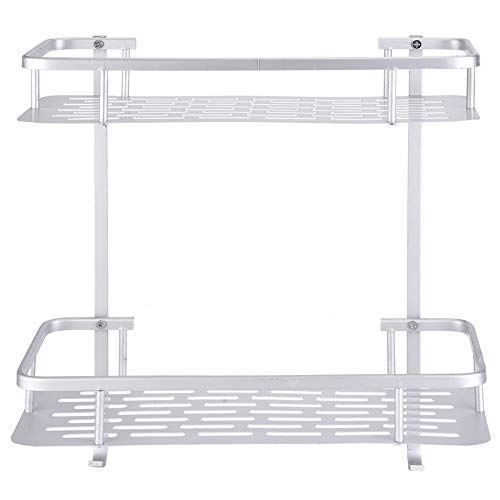 Aluminum Bathroom Storage Rack, Bathroom Storage Shelf, Sturdy Living Room for Home Bathroom Kitchen