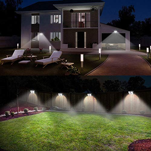 4 Sided 40Leds PIR Motion Sensor Sunlight Control Solar Energy Street Lamp Yard Path Home Garden Solar Power Induction Wall Light