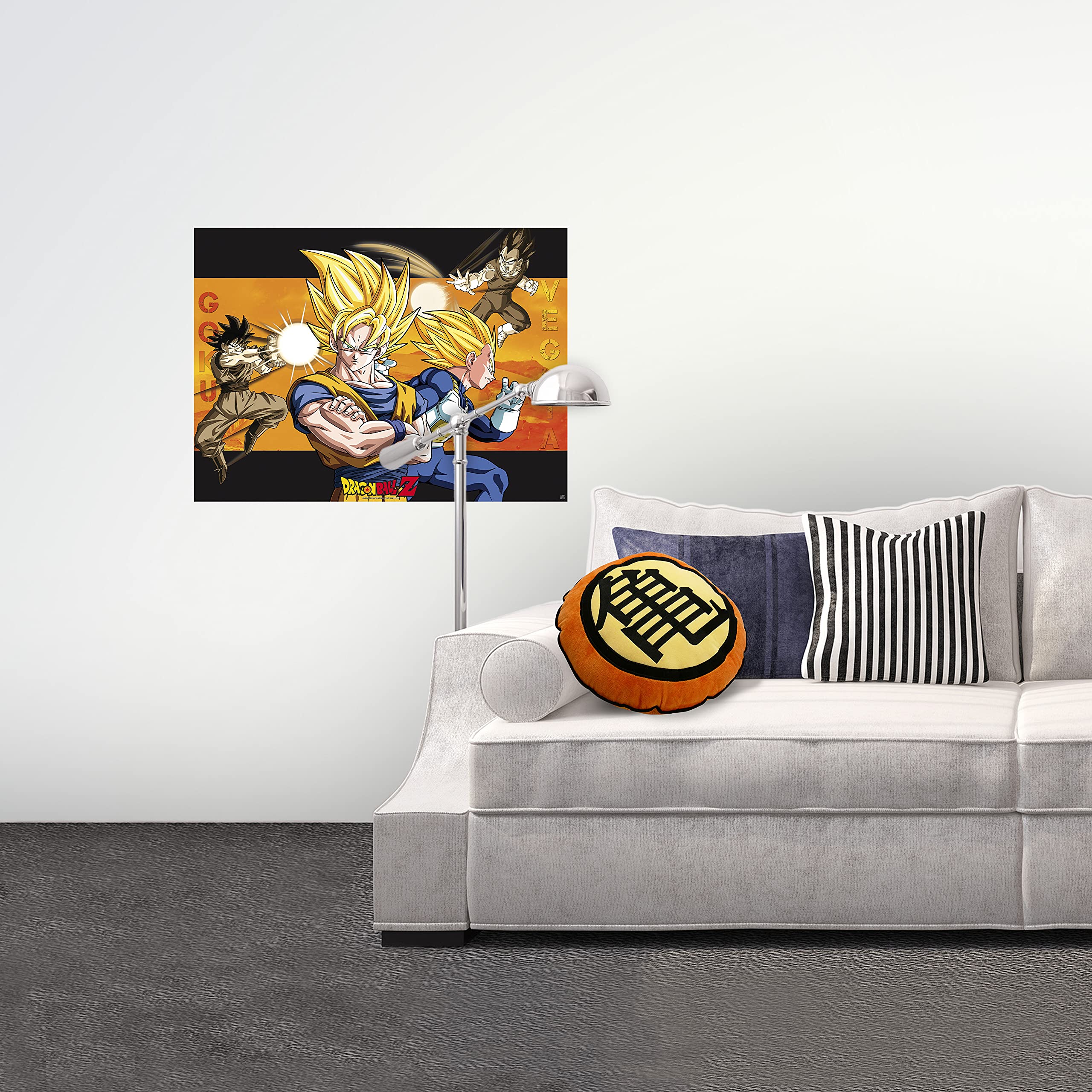 ABYstyle Dragon Ball Z Kame Symbol Plush 10" Stuffed Figure Anime Manga Home Room Decor Essential Accessories Gift Fans