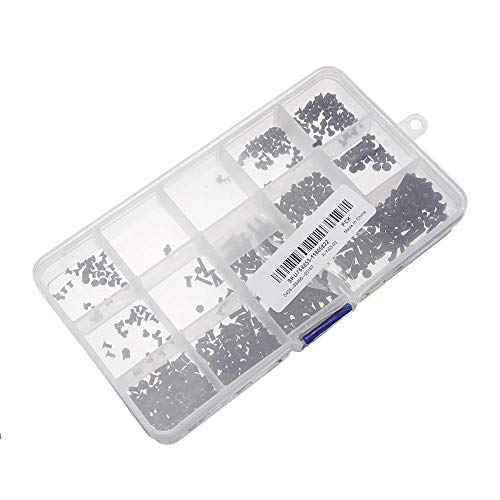 NLXTXQC 450Pcs M2/M2.5/M3 Cross Screws Laptop Screws Box Set Compatible with HP Compatible with Lenovo Compatible with Samsung Compatible with IBM