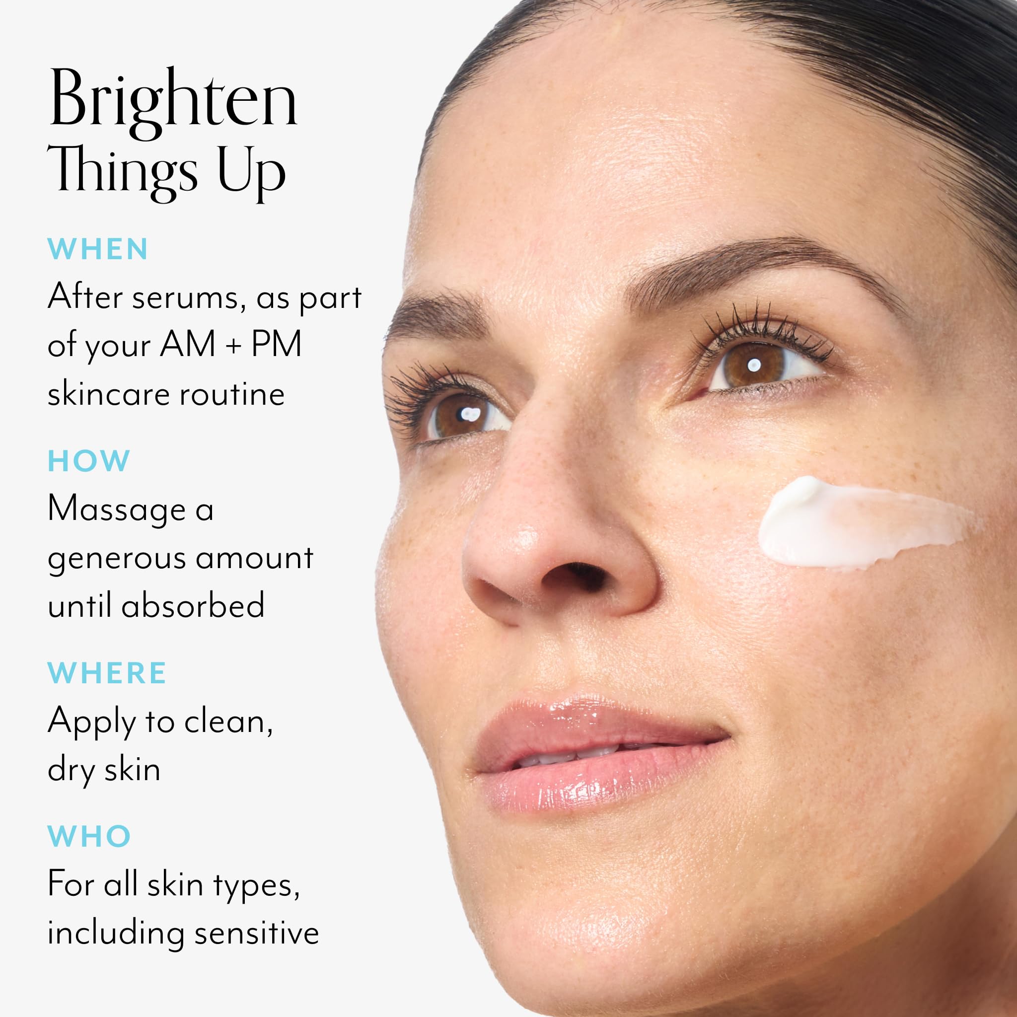 Bliss Tri-Peptide Brightening Moisturizer | Vitamin C & Squalane | Hydrating Anti-Aging Face Cream for Radiant Skin | Clean Vegan & Cruelty Free 1.7 fl oz