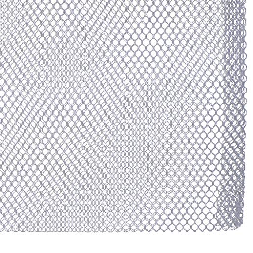 ALEGI Large Filter Media Bags,Aquarium Mesh Bags with Plastic Zipper,White Net Bags for Bio Balls, Ammonia Remover 17.8" by 13.5" (4pcs)
