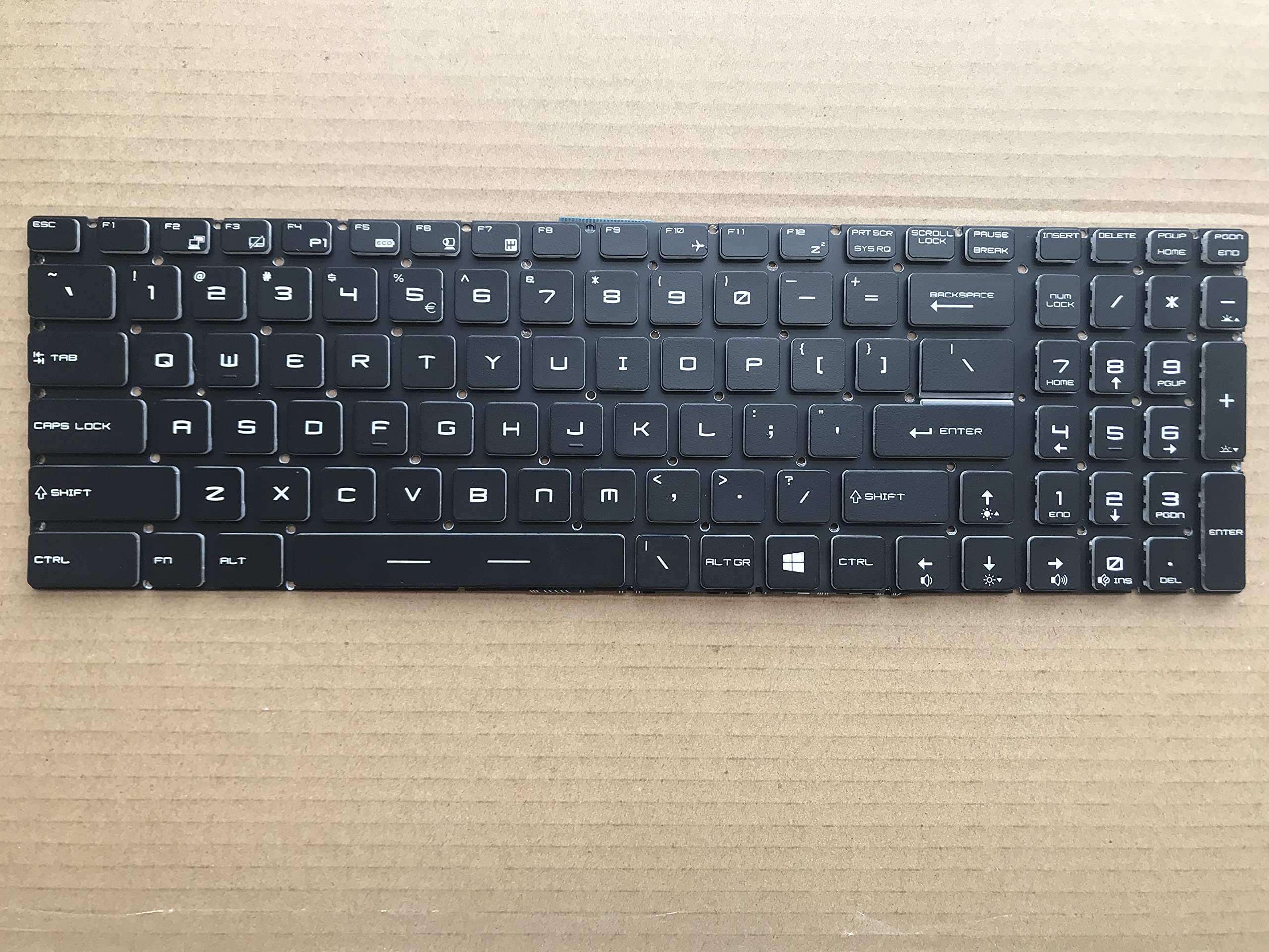 Original New for MSI GP63 Leopard-077 15.6" Performance Gaming Laptop RGB Keyboard Backlit