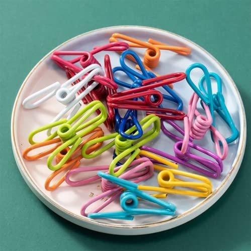 10 Pack Chip Clips Bag Clips, Multi Purpose Clips,Clothes Pins with Multiple Colors for Chip Bag Clips, Food Sealers, Clothes Hanging, Paper Clips in Home, Food Packages,Kitchen and Office