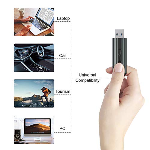 TOPESEL 256GB USB 3.1 Flash Drive High Speed up to 380MB/s USB Thumb Drive Memory Stick Pen Drive with Keychain Plug-Play Jump Drive Zip Drive
