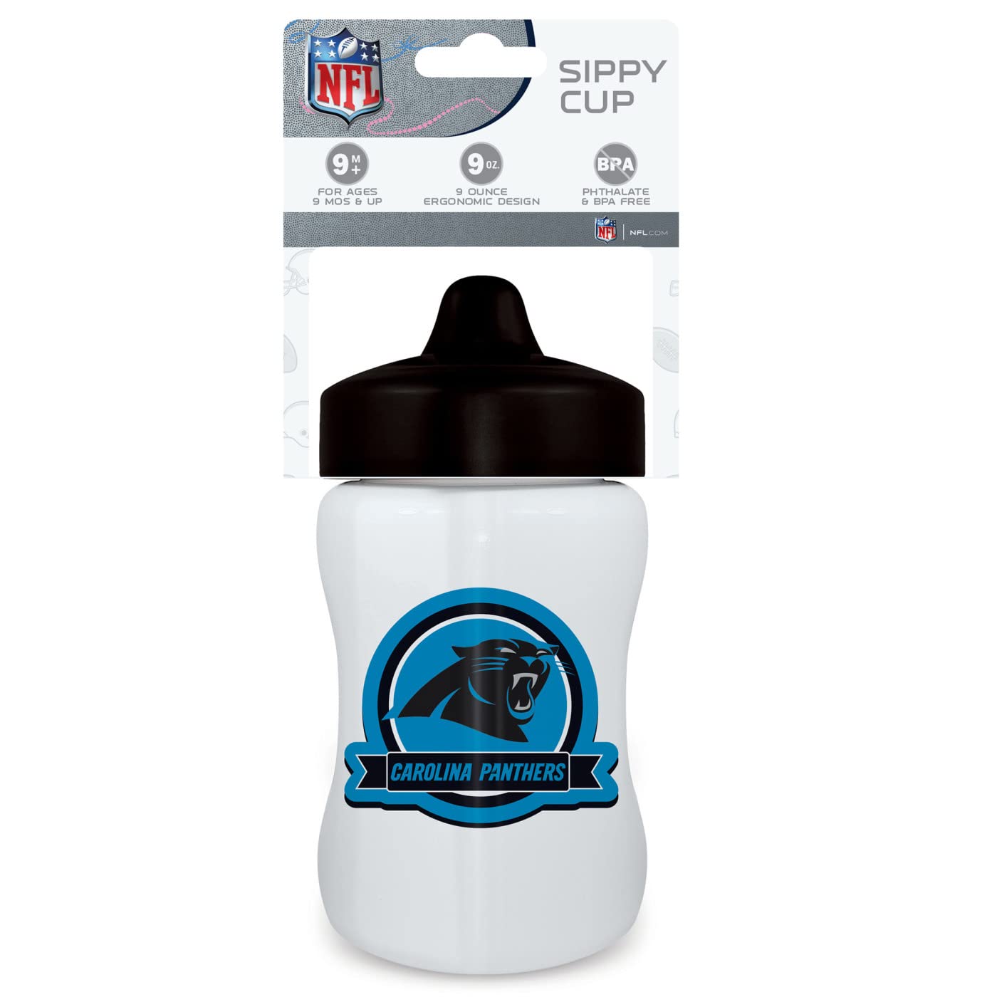 BabyFanatic Sippy Cup - NFL Carolina Panthers - Officially Licensed Toddler & Baby Cup