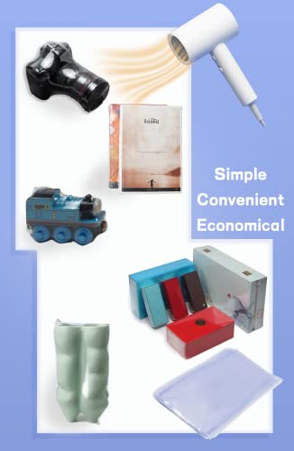 Im.Create Shrink wrap Bags - 100pcs Clear Heat Shrink Wrap for soap - PVC Remote Control Cover 4x6 Inches Shrink Plastic