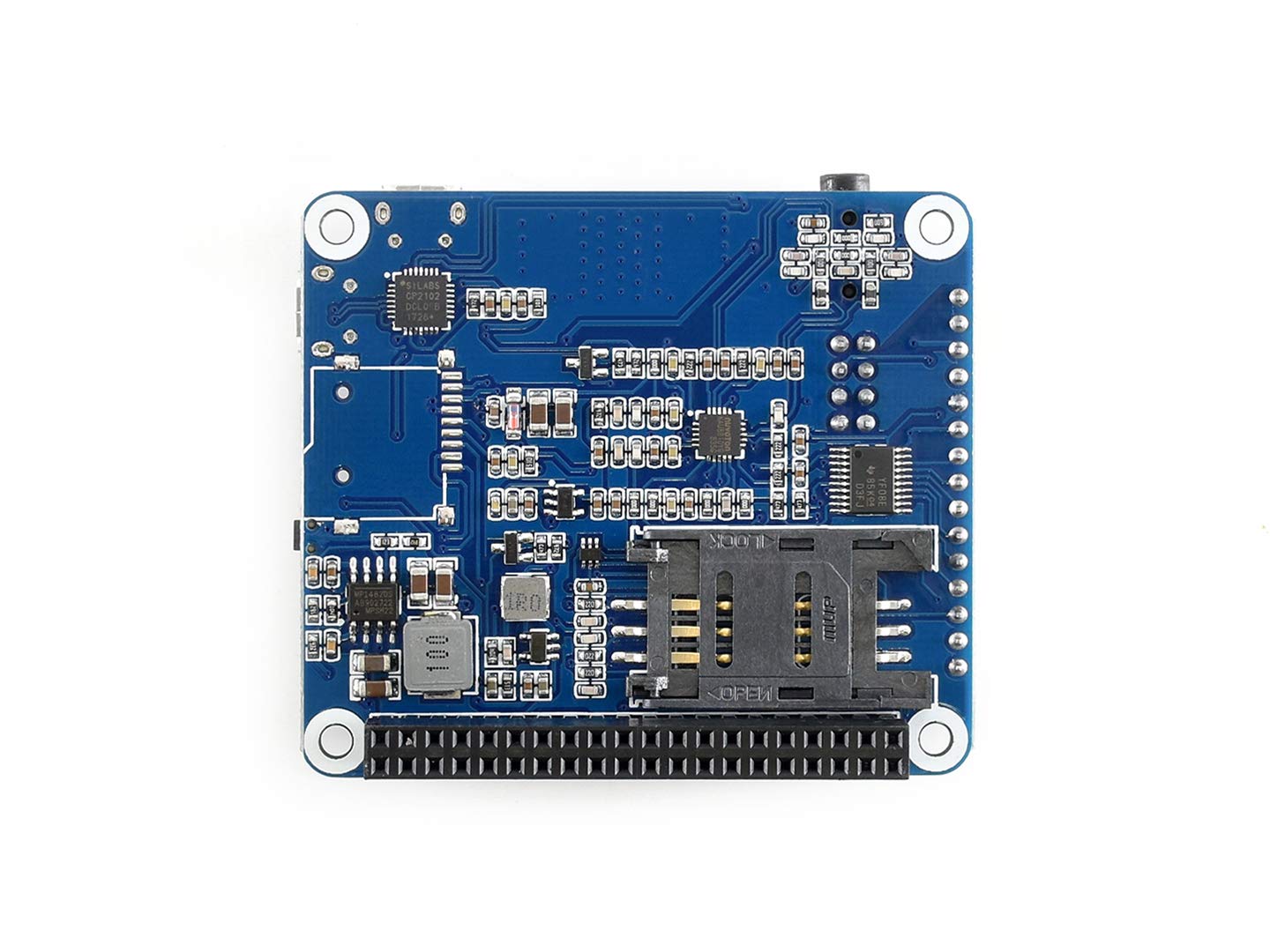 TOP1 SIM7600A-H 4G HAT for Raspberry Pi, LTE Cat-4 4G/3G Communication GNSS Positioning. Supports Raspberry Pi Series Boards and Jetson Nano