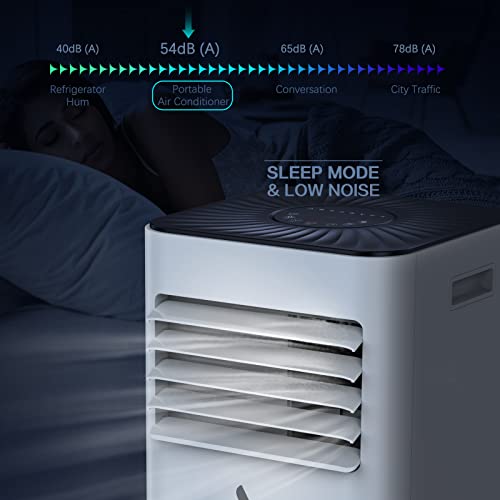 10,000 BTU Portable Air Conditioners, Portable AC With Remote for Room to 450 sq.ft 3 in 1 Air Conditioner With Dehumidification/Air Circulation/Timer And Window Kit