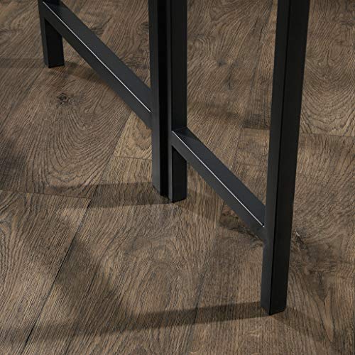 Sauder North Avenue Table with Drop Leaf, L: 47.50" x W: 28.38" x H: 36.13", Charter Oak Finish