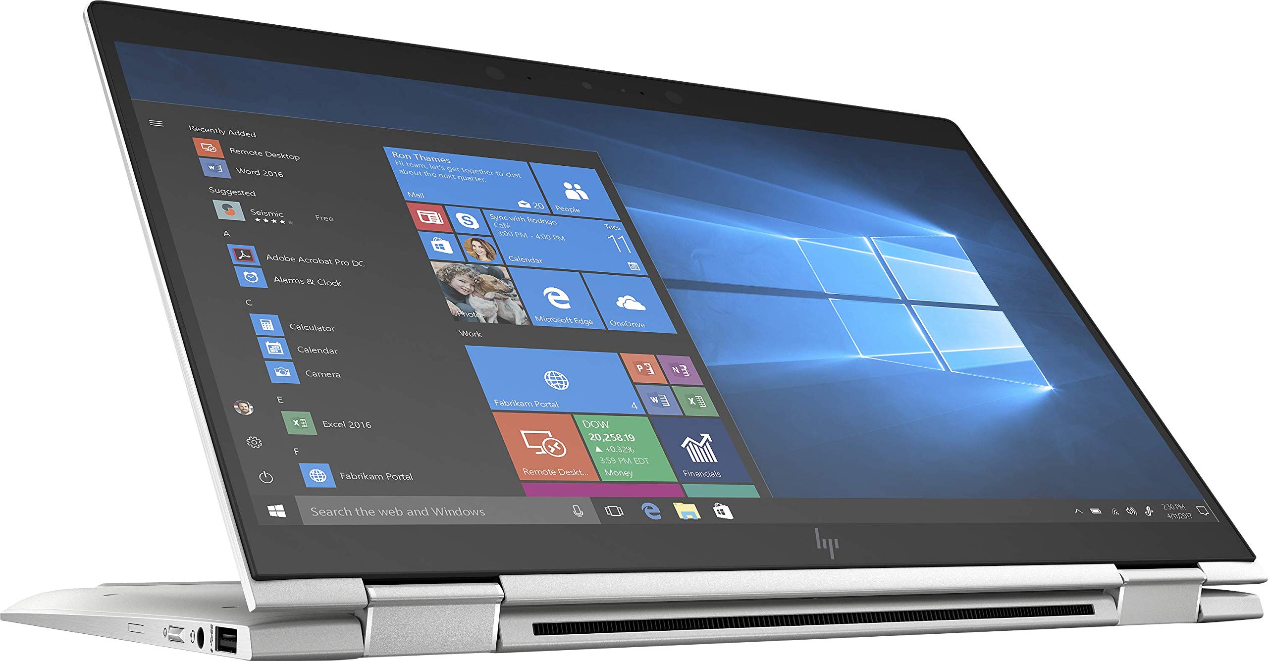 HP Elitebook x360 1030 G4 13.3-Inch 2-in-1 Convertible HD Laptop (4.6GHz Intel i7 Processor, 512GB SSD, 16GB RAM, NFC, IR Cam, IPS Display) Windows 10