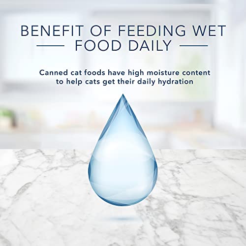 Blue Buffalo Tastefuls Natural Flaked Wet Cat Food, Tuna Entrée in Gravy 3-oz cans (Pack of 24)