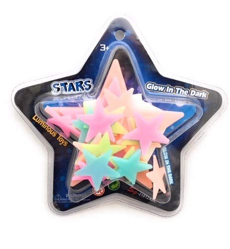 GLOPROZ Colorful Glow in The Dark Ceiling Stars for Kids and Toddlers Bedroom Decor, Stick-on Glowing Wall or Cieling Decals -Removable Adhesive Stickers for Baby Nursery Room Decoration