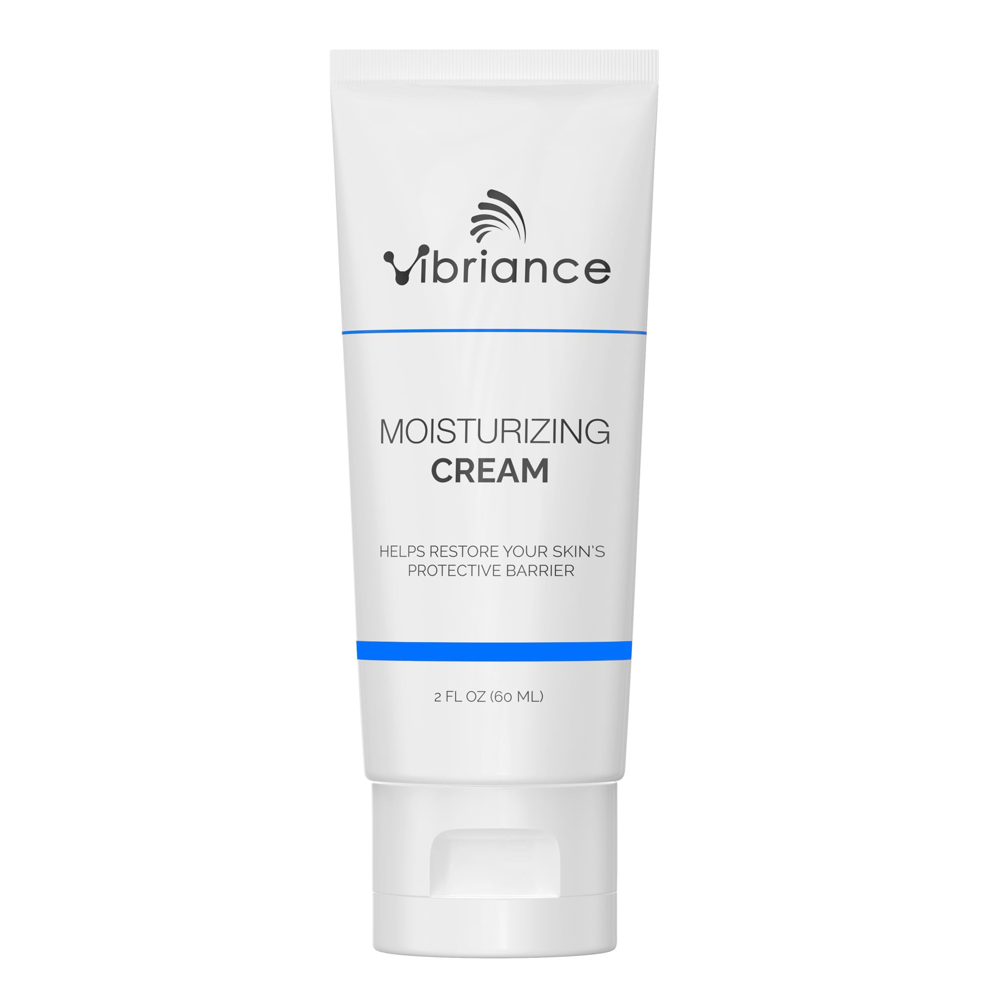 Vibriance Moisturizing Face Cream, 2 Fl Oz - Nourishing and Non-Greasy with Plant-Based Ingredients - Softening, Ultra-Hydrating, Fast-Absorbing Facial Moisturizer Cream for All Skin Types